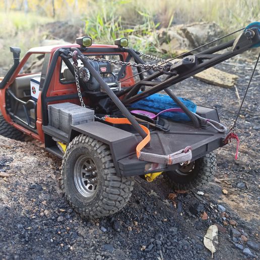 🛏️ Off Road Wrecker Bed 1:10 RC・ STL File for ・Cults