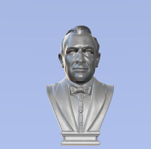 STL file James Bond Bust - 3D Printable Spy Icon Statue 👤 ・3D printable ...