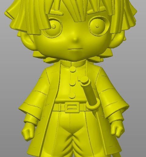 🦸 Zenitsu Agatsuma style Q Posket・ 3D File for 3D printing・Cults