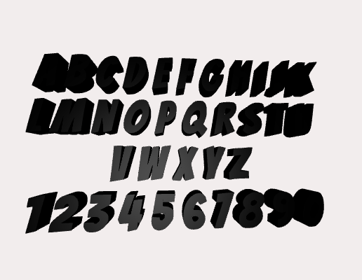 📦 Font bundle 14 different fonts / Font package / Alphabet letters ...