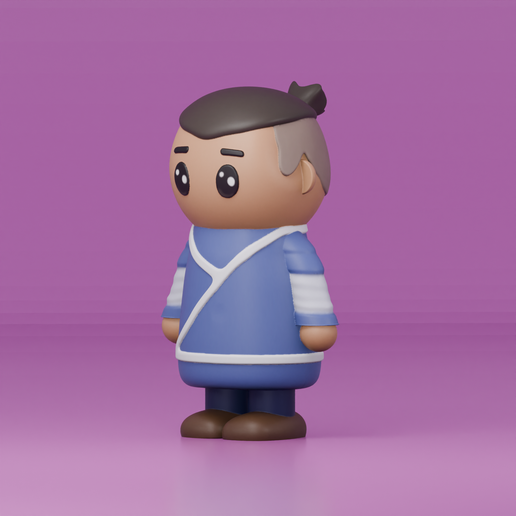 STL file sokka | avatar the last airbender | mini 🦸 ・3D printable model ...