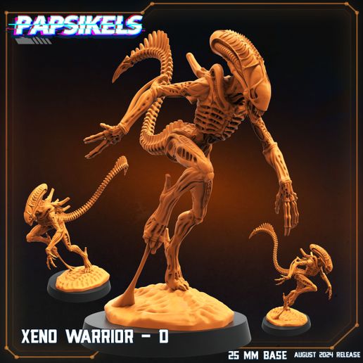 ⚔️ XENO WARRIORS・ 3D File for 3D printing・Cults