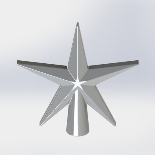 STL file Christmas Star 🎄 ・3D printing template to download・Cults