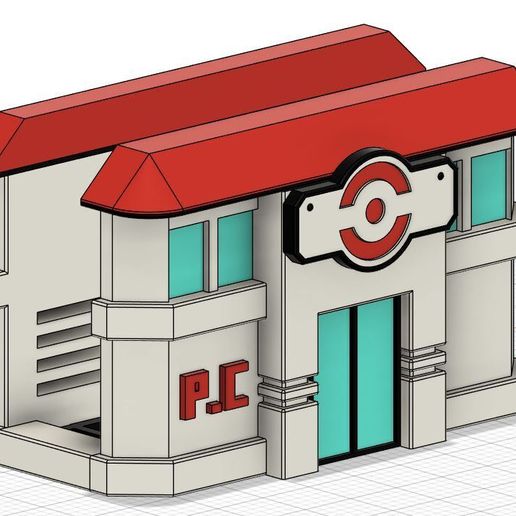 🐉 POKEMON CENTER BASE V2 DOCK NINTENDO SWITCH・ STL File for 3D printing ...
