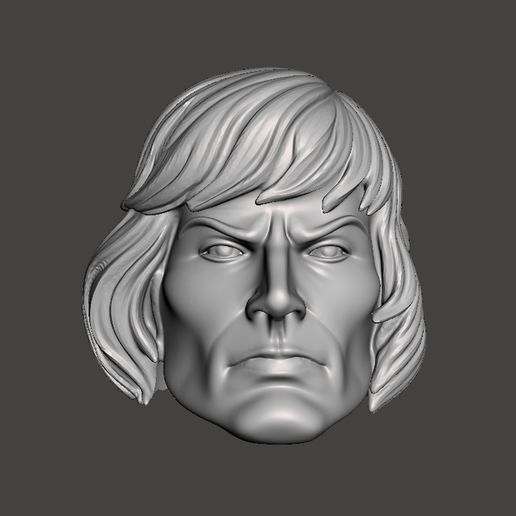 👾 He-Man HEMAN masters of the universe head sculpt HEADSCULPT・ OBJ File ...