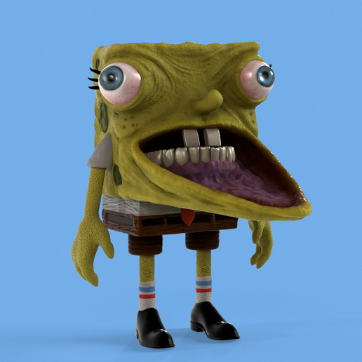 👤 Spongebob (Meme) toy figure・ STL File for 3D printing・Cults