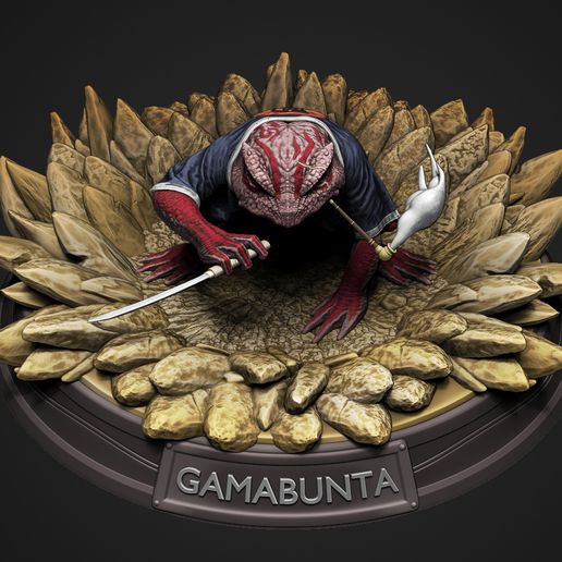 🐸 Gamabunta - Naruto・ 3D File for 3D printing・Cults