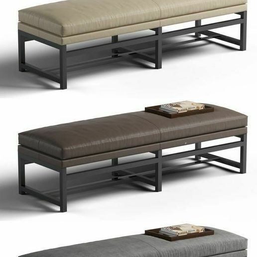 OBJ file Minotti Flynt Bench 🪑 ・3D printing idea to download・Cults