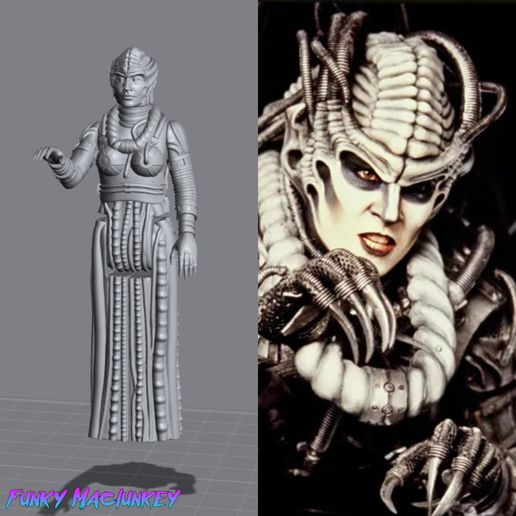 VINTAGE KENNER-STYLE CAPTAIN EO SUPREME LEADER (EVIL) ACTION FIGURE ...