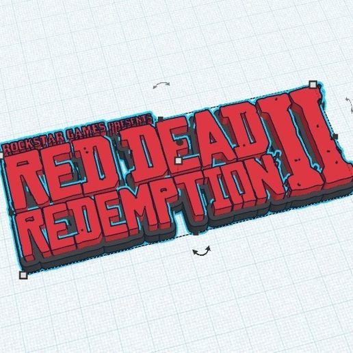 Archivo STL gratis Red Dead Redemption 2 Logo (FREE) 😵 ・Diseño de ...