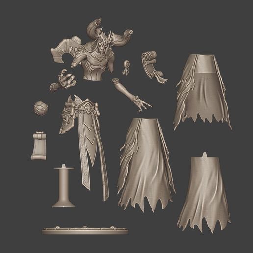 👾 Darksiders. Demon merchant Vulgrim・ 3D File for 3D printing・Cults