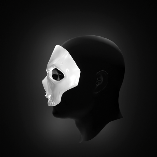 👻 GHOST MASK CODMW2. SIMON RILEY・ STL File for 3D printing・Cults