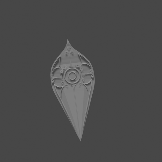 🪵 Wood Elf Shield・Free STL File for 3D printing・Cults