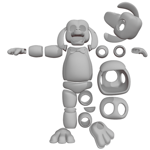 🎃 FNAF / FIVE NIGHTS AT FREDDY'S SPARKY PART FOR COSPLAY OR ...
