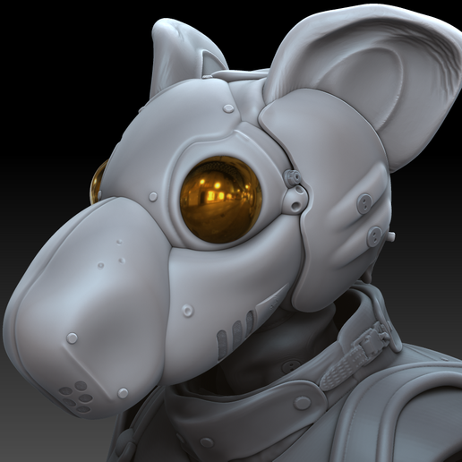 🆓 (Free Eidolon Soldier Addon) RAT MASK: Ratsona gasmask・Free STL File ...