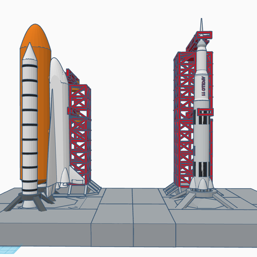 Free STL file apollo 11 and space shuttle 🛰 ・3D printing model to ...