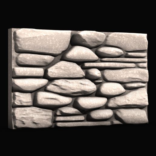 STL file Stone Wall 16 🏰 ・3D printer design to download・Cults