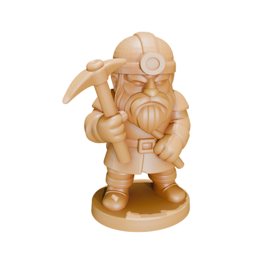👾 Miner Figurine for 3D Printing – STL, OBJ, and GLB Files・ STL File ...