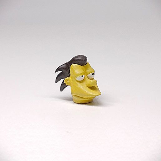 👾 LENNY LEONARD - HEAD LEGO・Free STL File for 3D printing・Cults