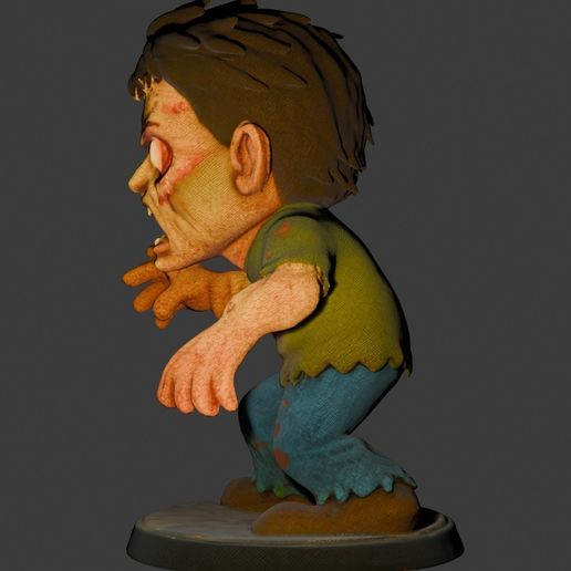 🧟 Chibi-Style Runner Zombie – 3D Printable model ( The Last of Us ...