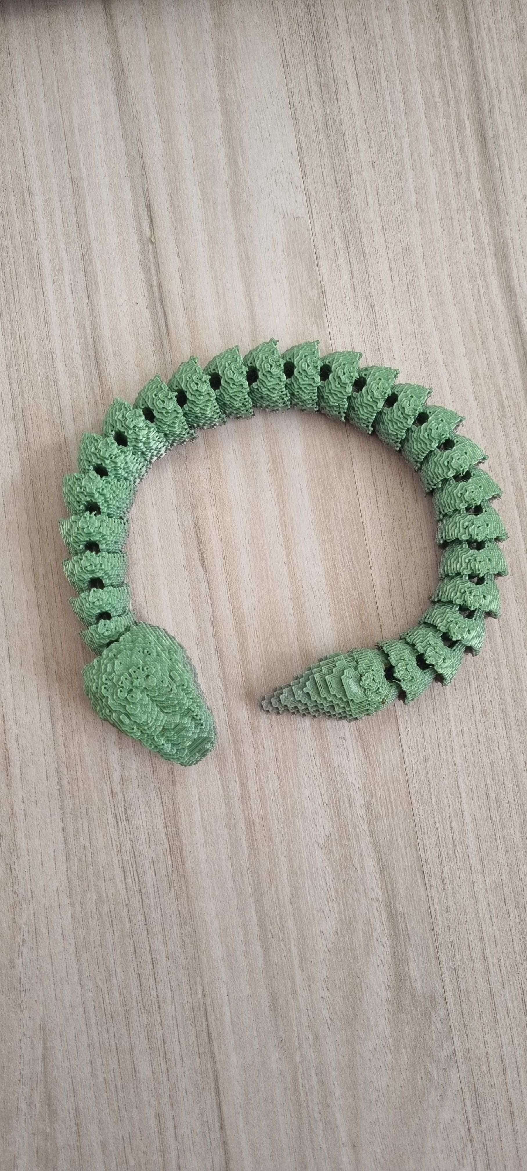 Download STL file Articulated pixel snake • 3D printing design ・ Cults