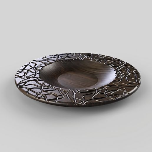 🍽️ Unique Plate Design, Custom model for CNC/3D Print・ STL File for 3D ...