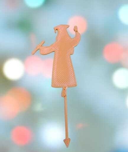 STL file Girl Standing Graduate Cup Cake Topper Commercial Use 👧 ・3D ...