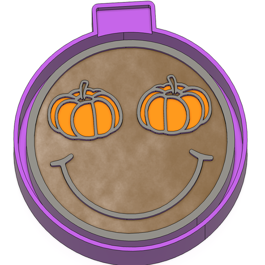 STL file Pumpkin Eyes Smiley Halloween Freshie STL Mold Housing 🎃 ...