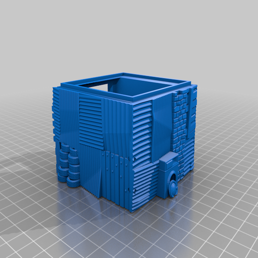 🎲 Shanty dice tower/watch tower・Free 3D File for ・Cults