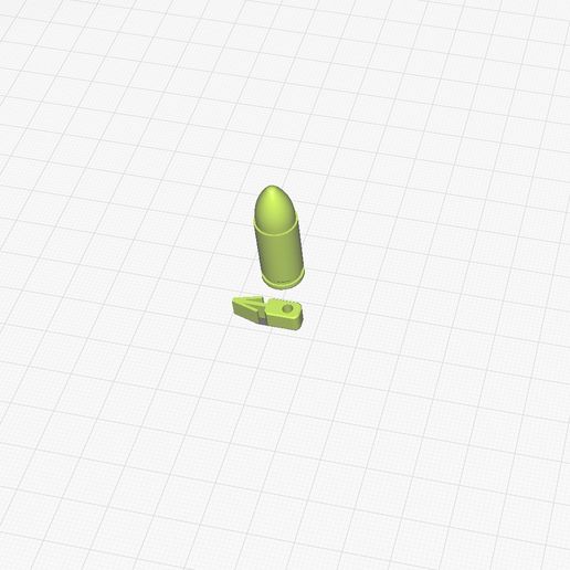 🗝️ 9x19mm Bullet Keychain・Free STL File for ・Cults