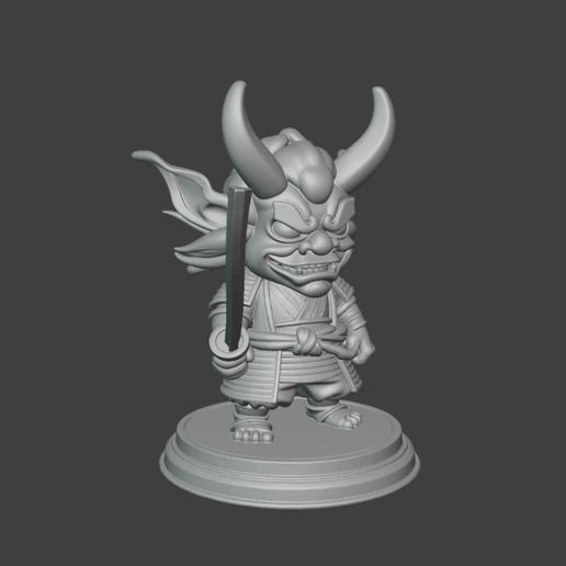 📁 Japanese Oni Demon - STL File for 3D Printing・ STL File for 3D ...