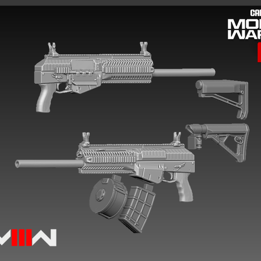 3D file haymaker Call of duty mw3 warzone 🤙 ・3D printable model to ...