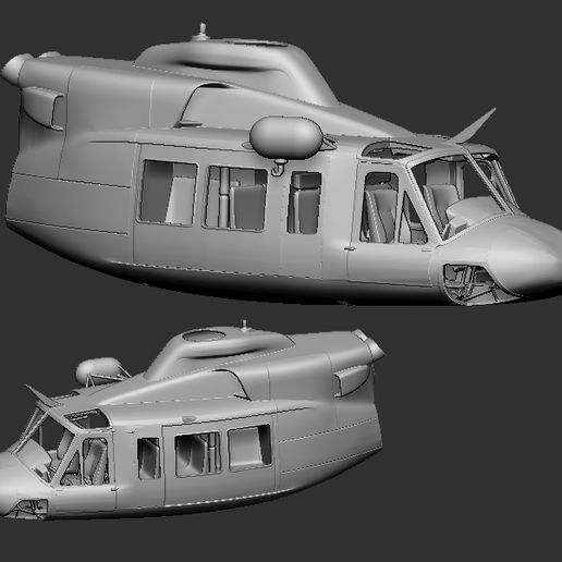 🔔 BELL 412・ STL File for 3D printing・Cults