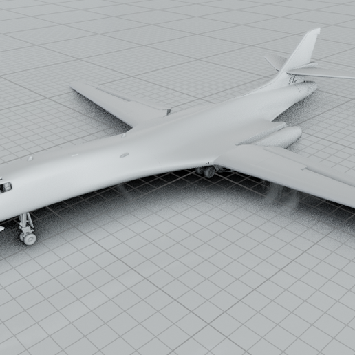 ️ Rockwell Boeing B-1 Lancer B-1B aircraft・ STL File for 3D printing・Cults