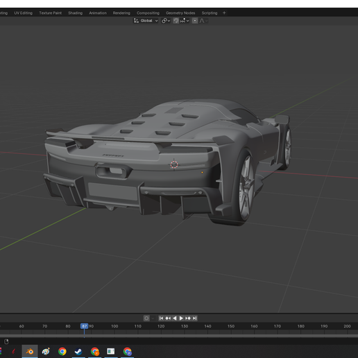 🚗 FERRARI F80・ OBJ File for 3D printing・Cults