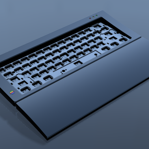 ⌨️ ACK60 ANSI Keyboard - Underglow case and Alps plate・Free 3D File for ...