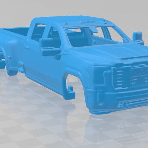 🚚 GMC Sierra Denali 3500 HD 2025 – STL Body Truck Only・ 3D File for 3D ...
