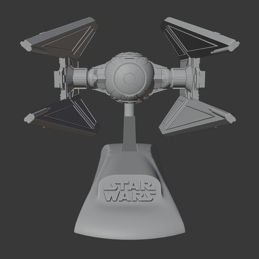 Archivo STL STARWARS | Emperor's Guard TIE fighter + Base 💂 ・Diseño de ...