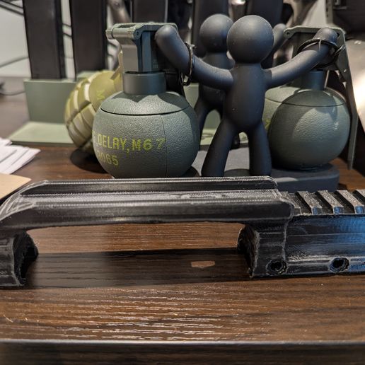 😇 Halo MA5K Carry Handle and Rail set・ STL File for 3D printing・Cults