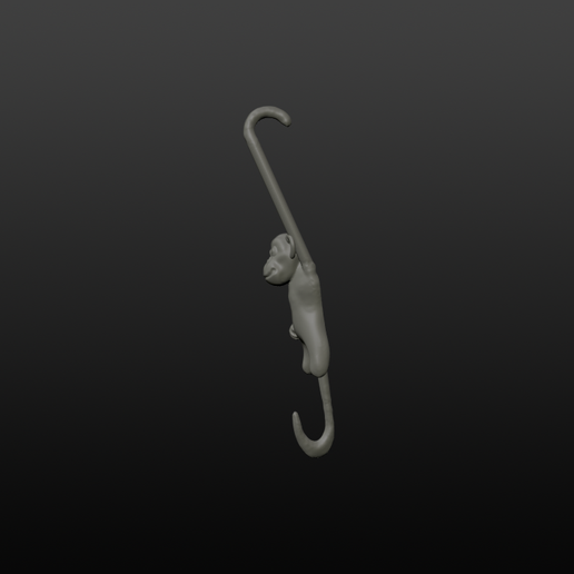 🐒 Hanging monkey・ OBJ File for ・Cults