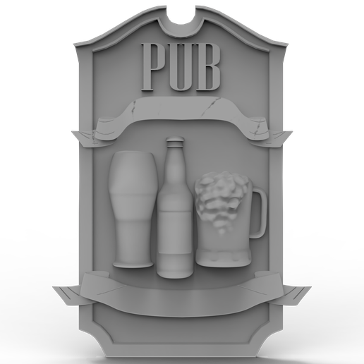 3D file 3D Model STL File for CNC Router/Laser & 3D Printer PUB 📁 ...