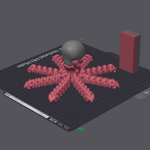 🐙 Articulated Octopus・Free STL File for 3D printing・Cults