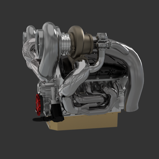 🚰 SMX style High mount TT 481x water jacketed・ STL File for ・Cults