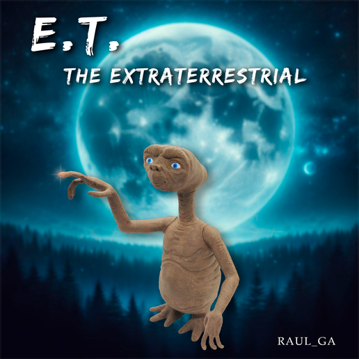👽 E.T. the Extra-Terrestrial // ET The Extra-Terrestrial・ STL File for ...