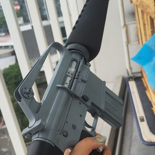 🇻🇳 Vietnam war colt M16 rifle 3d printed replica model colt 602 ...