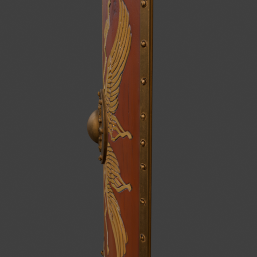 🛡️ Roman Shield (Scutum)・ STL File for 3D printing・Cults