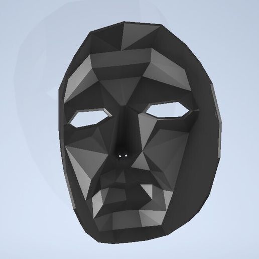 🦑 Squid game black mask・ STL File for 3D printing・Cults