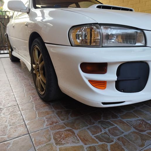 🚗 Subaru Impreza GC8 Front Bumper Lower Vent Scanned 3D Model・3D Print with the creality K1C 3D ...