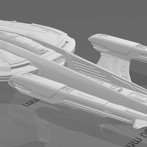 🖖 STO - Federation - Avenger-class Battlecruiser・Free STL File for 3D ...