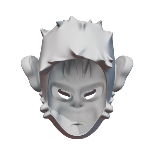 3D file Grand Theft Auto V Pogo Mask For Cosplay 🐒 ・3D printable model ...